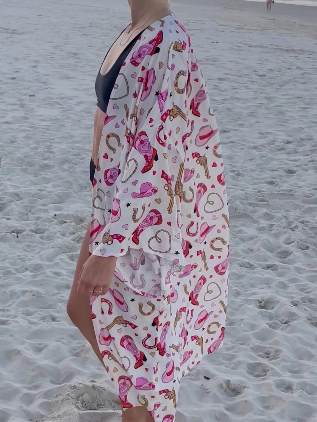 Nakoa - Ayla Rodeo Romance Maxi Kimono | Birdhouse Laidley